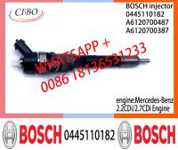 China Diesel Common Rail Injector 0445110182 0445110181 0986435053 A6120700487 A6120700387 for Mercedes-Benz 2.2CDi/2.7CDi for sale