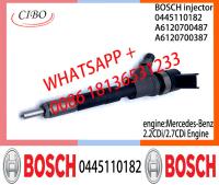 China Diesel Common Rail Injector 0445110182 0445110181 0986435053 A6120700487 A6120700387 for Mercedes-Benz 2.2CDi/2.7CDi for sale