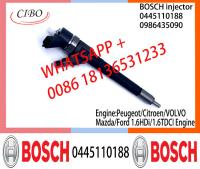 China Diesel Common Rail Injector 0445110188 0986435090 9655045080 for Peugeot/Citroen/VOL/Mazda/Ford 1.6HDi/1.6TDCI for sale