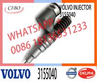 China D12D Common Rail Fuel Injector VOE3155040 3155040 for EC360 EC360B EC460 Excavator Injector for sale