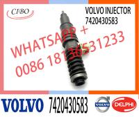 China common rail injector 20430583 BEBE4C00101 VOE20430583 for REN-AULTt DX12 VOL D12C D12D FH/NH/FM12 fuel injector 74204305 for sale