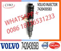 China common rail injector 20430583 BEBE4C00101 VOE20430583 for REN-AULTt DX12 VOL D12C D12D FH/NH/FM12 fuel injector 74204305 for sale