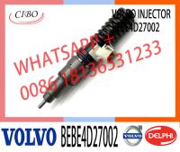 China 4 Pin Auto Excavator Truck Diesel Engine Parts Common Rail Inyector Fuel Injector Bebe4d27002 21379939 For VOL Md13 for sale