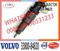 China Diesel Injector 33800 84820, 33800-84820, 3380084820, 21306407 BEBE4D19002 for Hyundai D6CC engine for sale