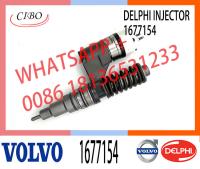 China diesel fuel injector 1677154, BEBE4B01001 FOR VOL Trucks FH 12 D12A340, D12A420, FH12, Euro 2 for sale