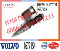 China diesel fuel injector 1677154, BEBE4B01001 FOR VOL Trucks FH 12 D12A340, D12A420, FH12, Euro 2 for sale