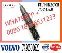 China 2 Pins Diesel Fuel Injector 7420500620 Fuel Injection Nozzle BEBE4C02001 BEBE4C14001 For VOL 9.0 LITRE TRUCK for sale