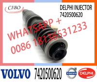 China 2 Pins Diesel Fuel Injector 7420500620 Fuel Injection Nozzle BEBE4C02001 BEBE4C14001 For VOL 9.0 LITRE TRUCK for sale