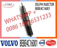 China injector common rail injector 3801440 BEBE4C16001 For VOL 9.0 LITRE TRUCK fuel injector for sale