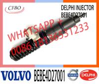 China 4 PINS diesel injector BEBE4D27001 BEBE4D18001 3801368 for VOL PENTA MD13 with 9.5 MM BORE L287PBC for sale