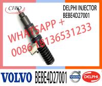 China 4 PINS diesel injector BEBE4D27001 BEBE4D18001 3801368 for VOL PENTA MD13 with 9.5 MM BORE L287PBC for sale