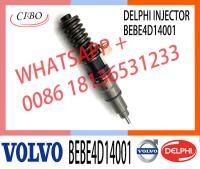 China Diesel Fuel Injector 20780666 4 Pins EUI Unit Injector BEBE4D14001 BEBE4D14101 For VOL D16 3512 TIER 3 for sale