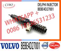 China 4 PINS diesel injector BEBE4D27001 BEBE4D18001 3801368 for VOL PENTA MD13 with 9.5 MM BORE L287PBC for sale