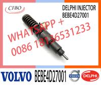 China 4 PINS diesel injector BEBE4D27001 BEBE4D18001 3801368 for VOL PENTA MD13 with 9.5 MM BORE L287PBC for sale