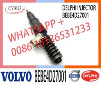 China 4 PINS diesel injector BEBE4D27001 BEBE4D18001 3801368 for VOL PENTA MD13 with 9.5 MM BORE L287PBC for sale