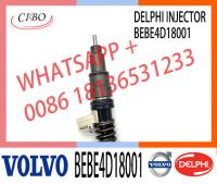 China 4 PINS diesel injector BEBE4D27001 BEBE4D18001 3801368 for VOL PENTA MD13 with 9.5 MM BORE L287PBC for sale
