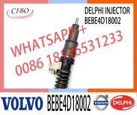 China 4 pin Diesel Fuel Injector 3801369 Common Rail Injector BEBE4D18002 For VOL Truck PENTA MD13 for sale