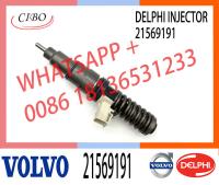 China diesel fuel injector 21569191 21207143 7421207143 21582103 for VOL TRUCKS D11C common rail injector 21569191 BEBE4J000 for sale