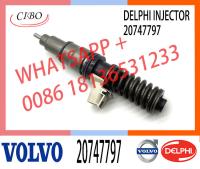 China diesel fuel injector nozzle 20747797 BEBE4D12101 21585101 injector for VOL D9B common rail injector 20747797 for sale