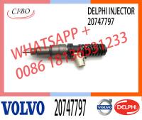 China diesel fuel injector nozzle 20747797 BEBE4D12101 21585101 injector for VOL D9B common rail injector 20747797 for sale