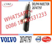 China diesel fuel injector nozzle 20747797 BEBE4D12101 21585101 injector for VOL D9B common rail injector 20747797 for sale