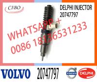 China diesel fuel injector nozzle 20747797 BEBE4D12101 21585101 injector for VOL D9B common rail injector 20747797 for sale