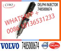 China Diesel Fuel Injector 21582101 7421644602 7485000674 7485003951 7421582101 E3.18 for VOL REN-AULTT 11LTR EURO3 for sale