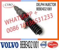 China 4 Pin Excavator Electronic Injector BEBE4D21001 33800-84830 Diesel Fuel Injector For VOL HYUNDAI H ENGINE for sale