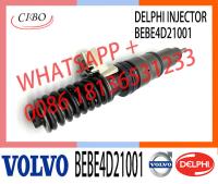 China 4 Pin Excavator Electronic Injector BEBE4D21001 33800-84830 Diesel Fuel Injector For VOL HYUNDAI H ENGINE for sale