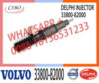 China 4 Pin Excavator engine parts Diesel Fuel Electronic Unit Injector BEBE4D19001 33800-82000 For HYUNDAI 12L HIGH POWER for sale