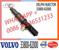 China 4 Pin Excavator engine parts Diesel Fuel Electronic Unit Injector BEBE4D19001 33800-82000 For HYUNDAI 12L HIGH POWER for sale