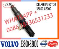 China 4 Pin Excavator engine parts Diesel Fuel Electronic Unit Injector BEBE4D19001 33800-82000 For HYUNDAI 12L HIGH POWER for sale