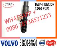 China Diesel Injector 33800 84820, 33800-84820, 3380084820, 21306407 BEBE4D19002 for Hyundai D6CC engine for sale