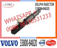 China Diesel Injector 33800 84820, 33800-84820, 3380084820, 21306407 BEBE4D19002 for Hyundai D6CC engine for sale