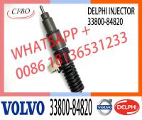 China Diesel Injector 33800 84820, 33800-84820, 3380084820, 21306407 BEBE4D19002 for Hyundai D6CC engine for sale