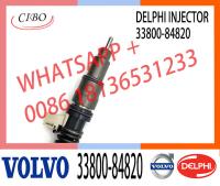 China Diesel Injector 33800 84820, 33800-84820, 3380084820, 21306407 BEBE4D19002 for Hyundai D6CC engine for sale