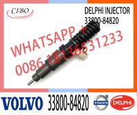 China Diesel Injector 33800 84820, 33800-84820, 3380084820, 21306407 BEBE4D19002 for Hyundai D6CC engine for sale