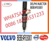 China 4 PINS diesel fuel injector 21246331 BEBE4F00001 BEBE4F03001 for VOL USA MD11 for sale