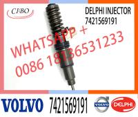 China New Diesel Fuel Injector 21569191 for VOL injector Del-phi 20972225 BEBE4D16001 BEBE4N01001 for D11 7421569191 for sale