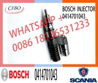 China SCA-NIA DC13 Engine Parts 1734493 0414701092 Diesel Fuel Unit Pump Injector 1734493 0414701043 for sale