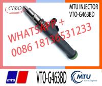 China Diesel injector X52407500053 52400017 23526589 for VTO-G463BD MTU4000 fuel injector for hinery for sale