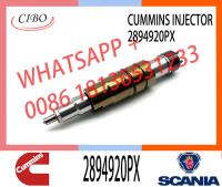 China Common rail injector fuel injecto 2894920PX 2058444 2482244 2031386 for ISZ13 Excavator DC09 DC16 DC13 for sale