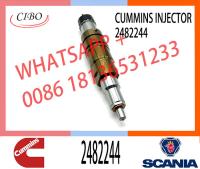 China Common rail injector fuel injecto 2482244 2031386 2488244 2036181 for ISZ13 Excavator DC09 DC16 DC13 for sale