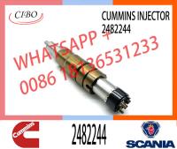 China Common rail injector fuel injecto 2482244 2031386 2488244 2036181 for ISZ13 Excavator DC09 DC16 DC13 for sale