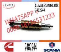 China Common rail injector fuel injecto 2482244 2031386 2488244 2036181 for ISZ13 Excavator DC09 DC16 DC13 for sale