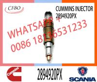 China Common rail injector fuel injecto 2894920PX 2058444 2482244 2031386 for ISZ13 Excavator DC09 DC16 DC13 for sale