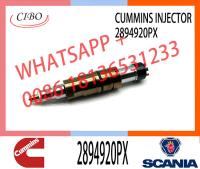China Common rail injector fuel injecto 2894920PX 2058444 2482244 2031386 for ISZ13 Excavator DC09 DC16 DC13 for sale