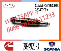 China Common rail injector fuel injecto 2894920PX 2058444 2482244 2031386 for ISZ13 Excavator DC09 DC16 DC13 for sale