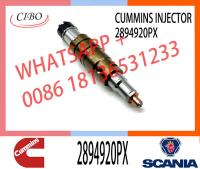 China Common rail injector fuel injecto 2894920PX 2058444 2482244 2031386 for ISZ13 Excavator DC09 DC16 DC13 for sale