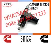 China Common rail injector fuel injecto 3083622 3411767 3411759 3411764 for N14 Excavator for sale